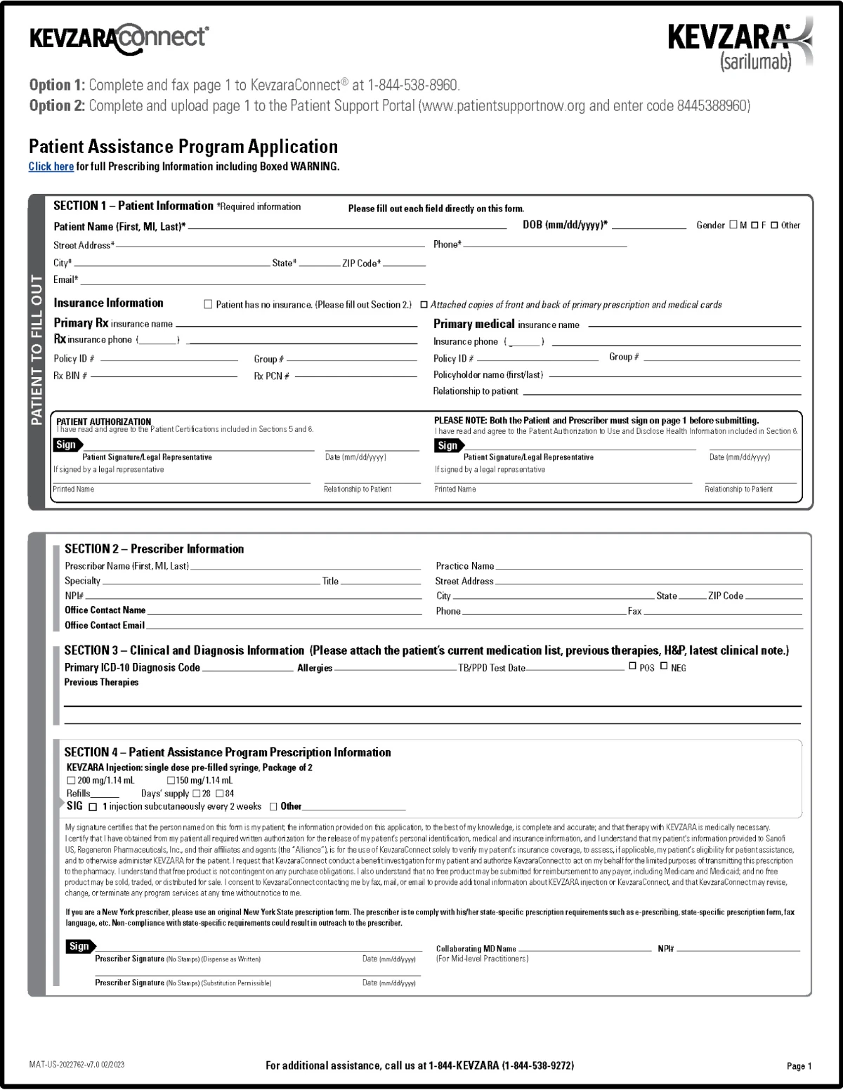 KEVZARA® Resources | KEVZARA® (sarilumab) injection 200 mg