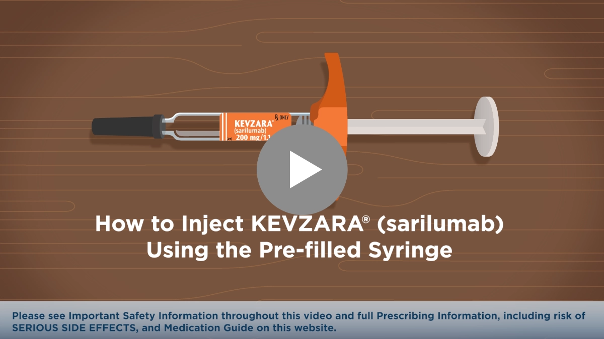 Resource Library | KEVZARA (sarilumab) injection 200 mg